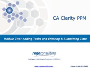 Clarity Classic UI Timesheets – Module 2: Adding Tasks and Entering ...