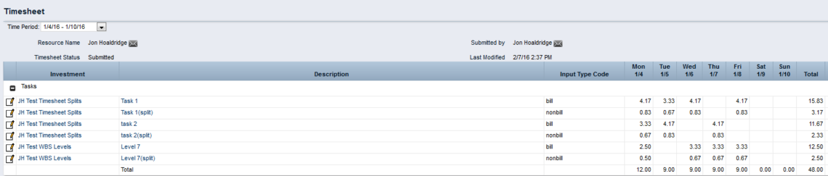 Timesheet Smoothing - Oracle - RegoXchange